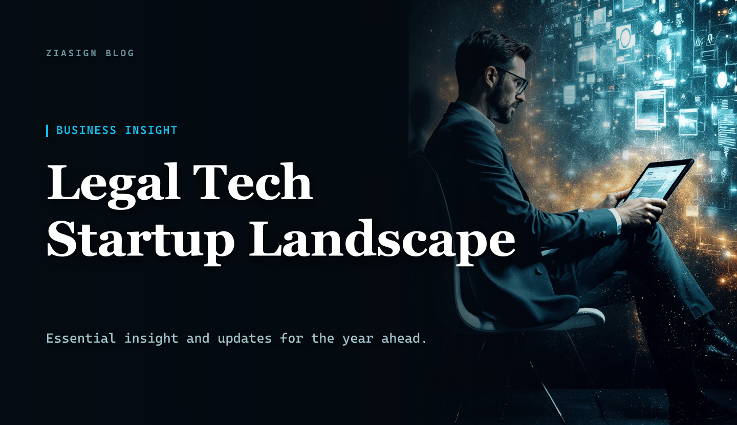 Legal Tech Startup Landscape: 2026 Market Map & Analysis | ZiaSign ...